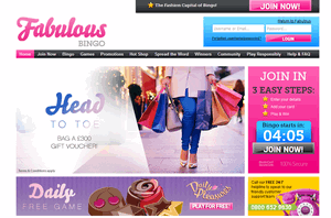 Fabulous Bingo - Deposit £10 and get a £30 Bonus