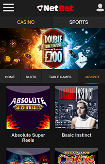 NetBet - 25 free spins when you register an account